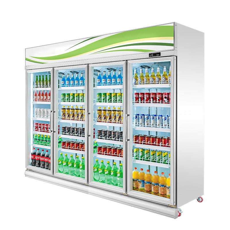 Display 4 glass door | Upright compressor chiller（0~10℃） – BAKDASH