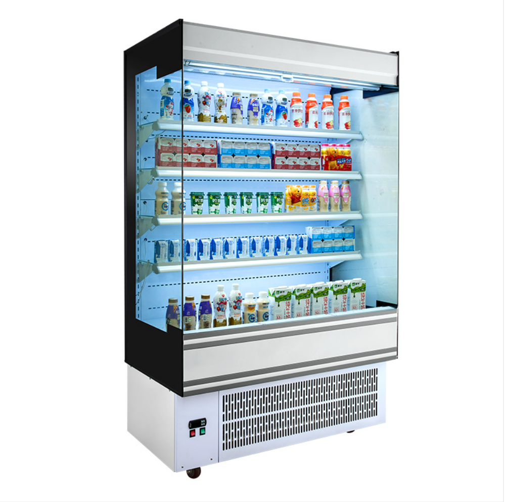 Open air curtain cabinet | open air chiller showcase | Commercial ...