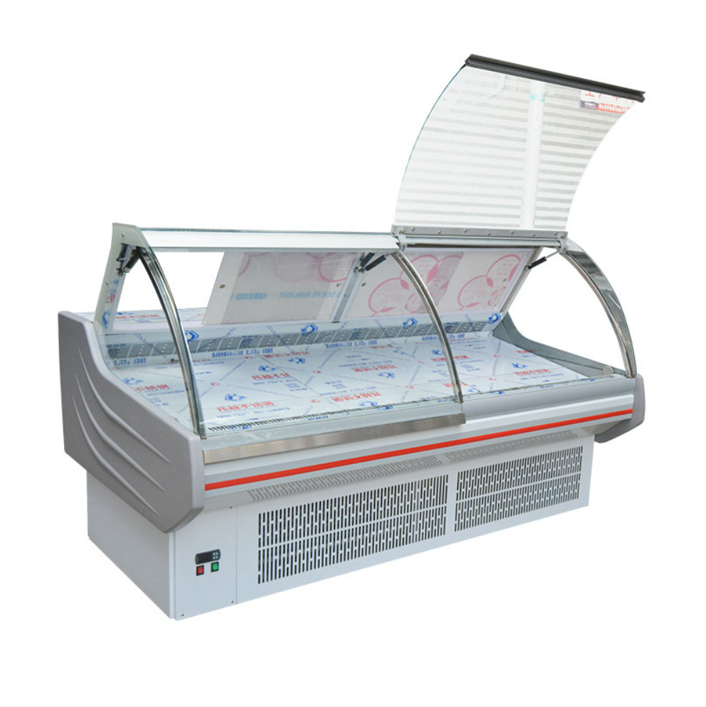 fresh meat refrigerator showcase | fresh meat display freezer ...