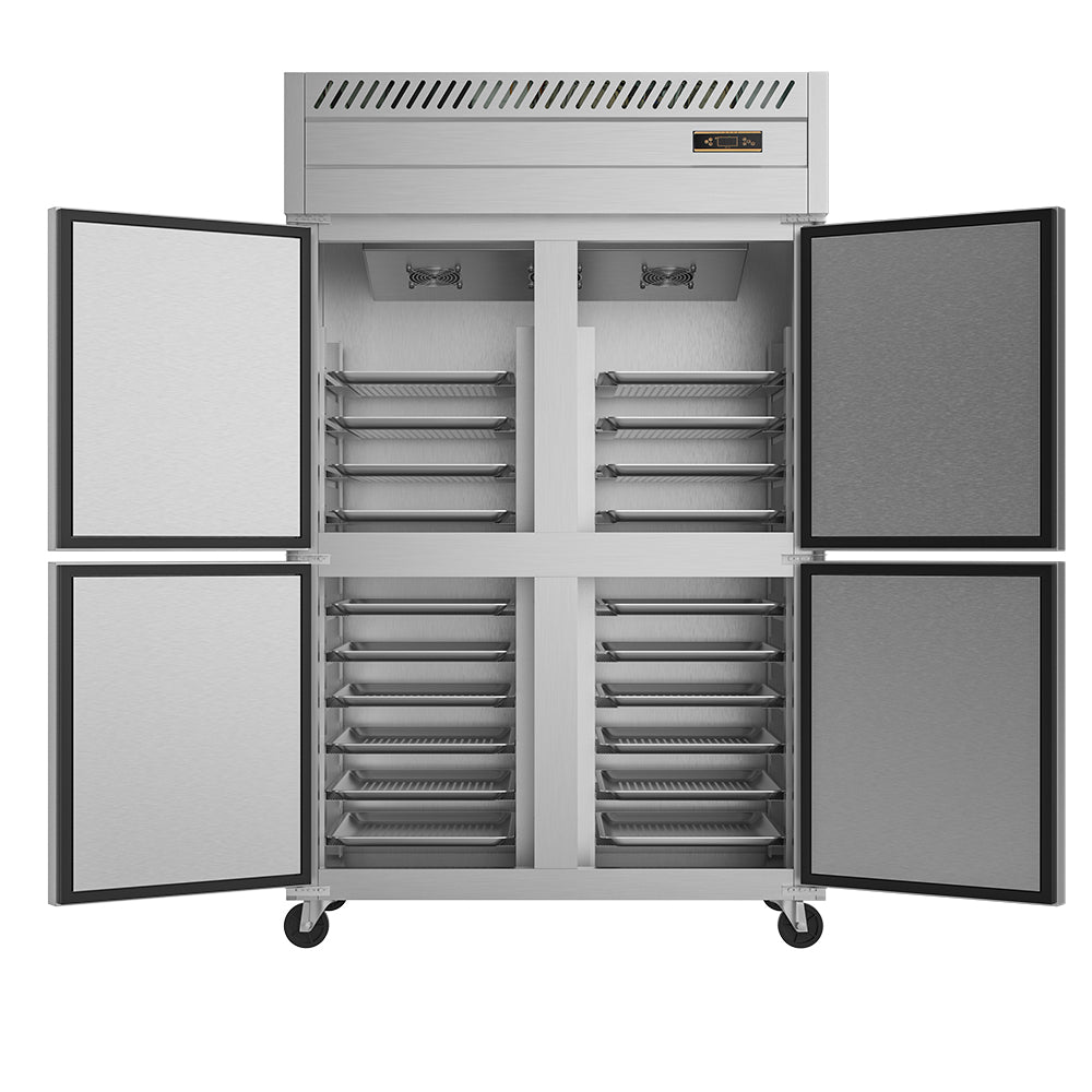 Stainless steel tray freezer | kitchen fridge freezer | Commercial ...
