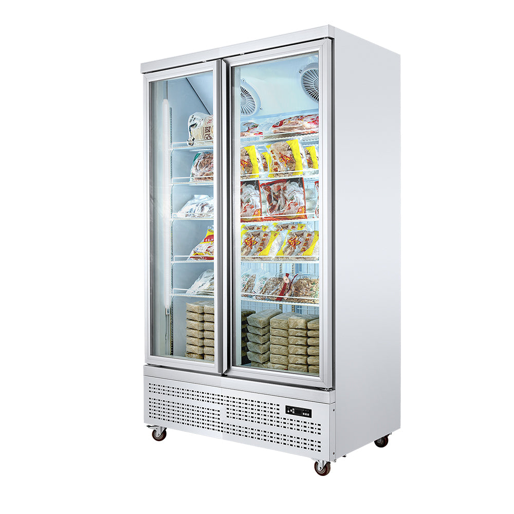 Display 2 glass doors | Bottom compressor freezer（below 0℃） – BAKDASH