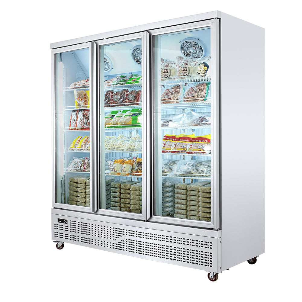 Display 3 glass doors | Bottom compressor freezer（below 0℃） – BAKDASH